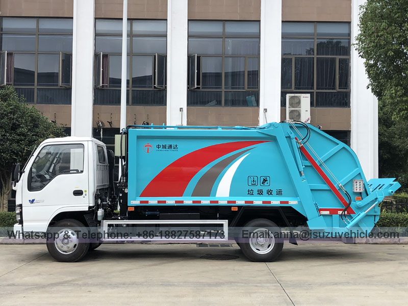 ISUZU 600P 4-6cbm Garbage Compactor Truck - Buy Garbage Compactor Truck ...